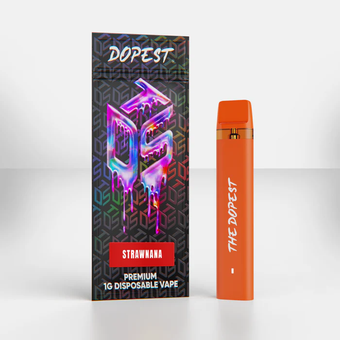 Strawnana Indica THCA Vape Disposable - the dopest shop